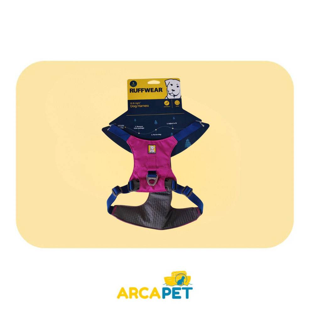 Harness Ruffwear Hi y Light Alpenglow Pink Talla S – Arca Pet chile